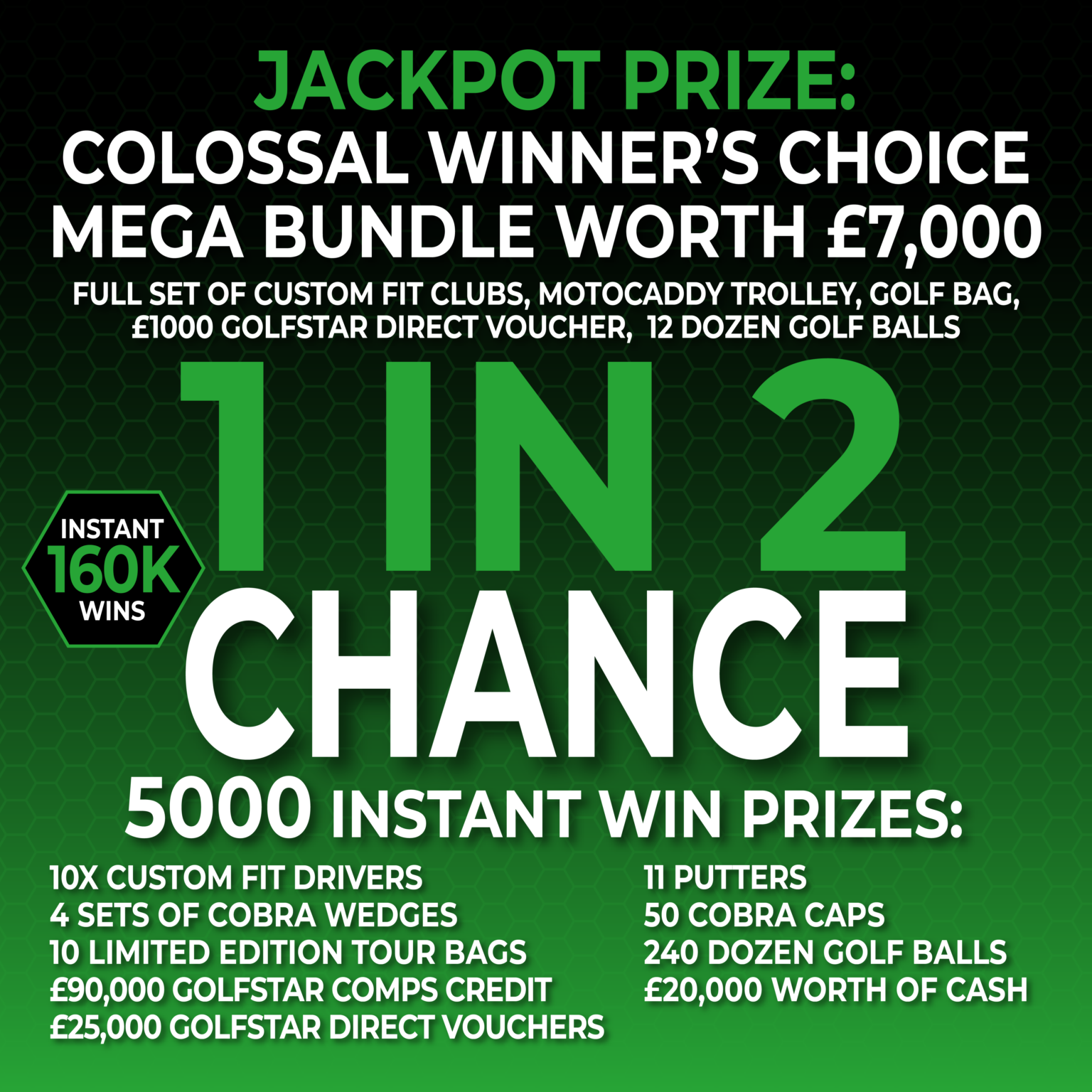 Win Golf Clubs & Equipment From Golf Star Competitions UK