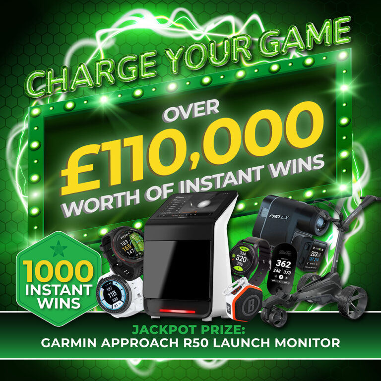 CHARGE YOUR GAME INSTANT WIN COMPETITION! £110,000 WORTH OF GOLF TECHNOLOGY TO BE WON AS INSTANT ...